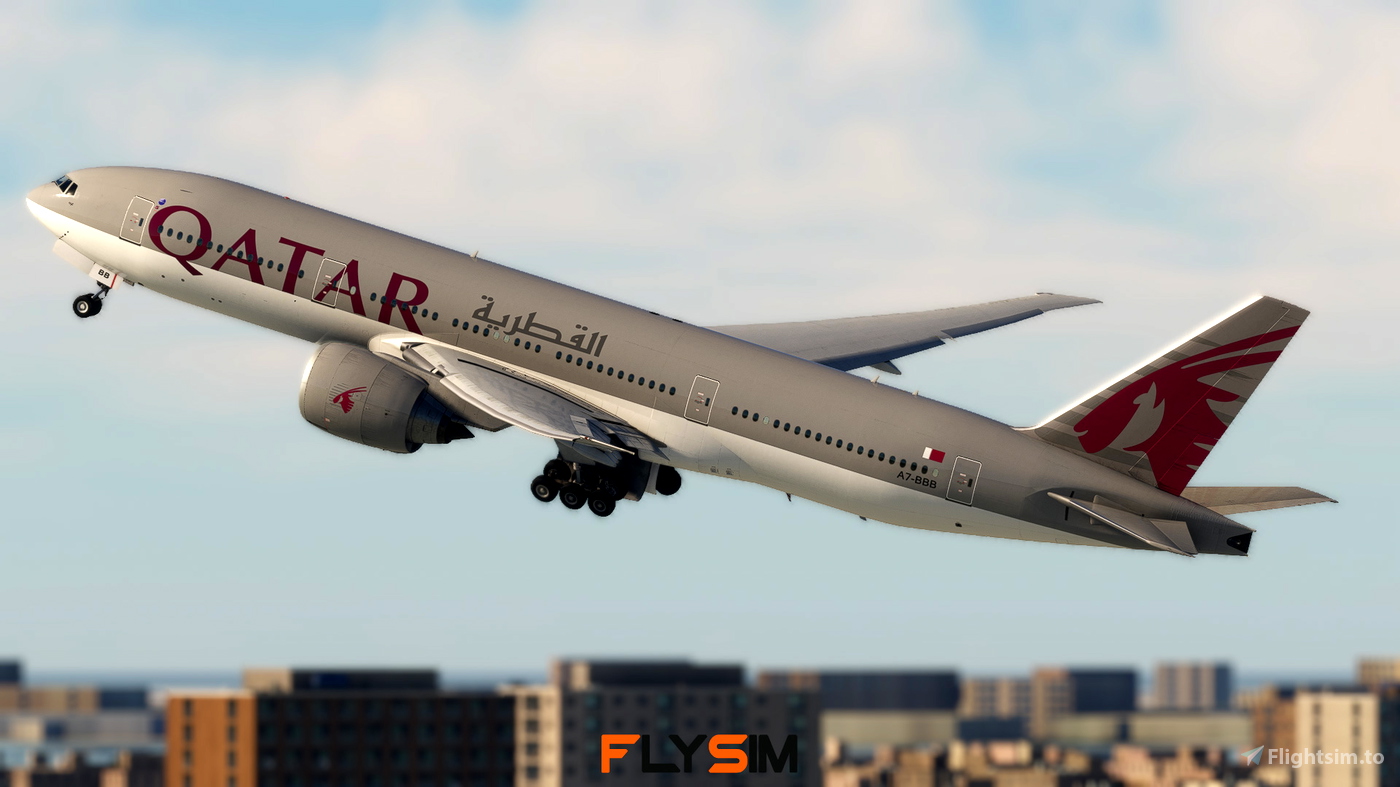 Threads - Qatar Airways | A7-BBB | PMDG Boeing 777-200LR for Microsoft ...