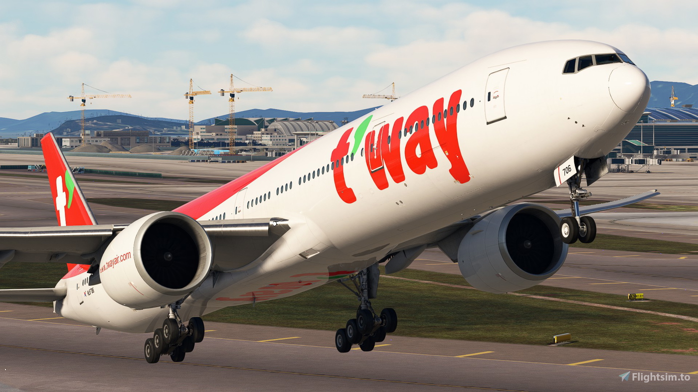 PMDG 777-300ER - T'Way Air HL8706 for Microsoft Flight Simulator | MSFS