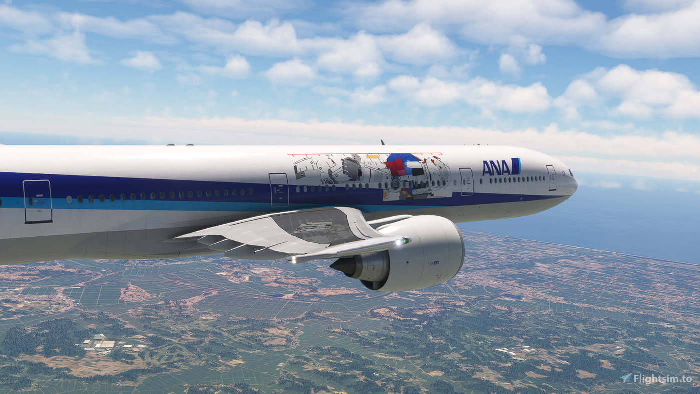 PMDG 777-300ER ANA All Nippon Airways - ANA x Gundam (JA755A) [4K][8K] para Microsoft Flight ...