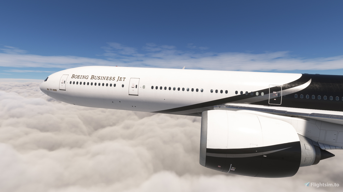 PMDG 777-300ER Boeing Business Jet - BBJ -N777BJ pro Microsoft Flight Simulator | MSFS