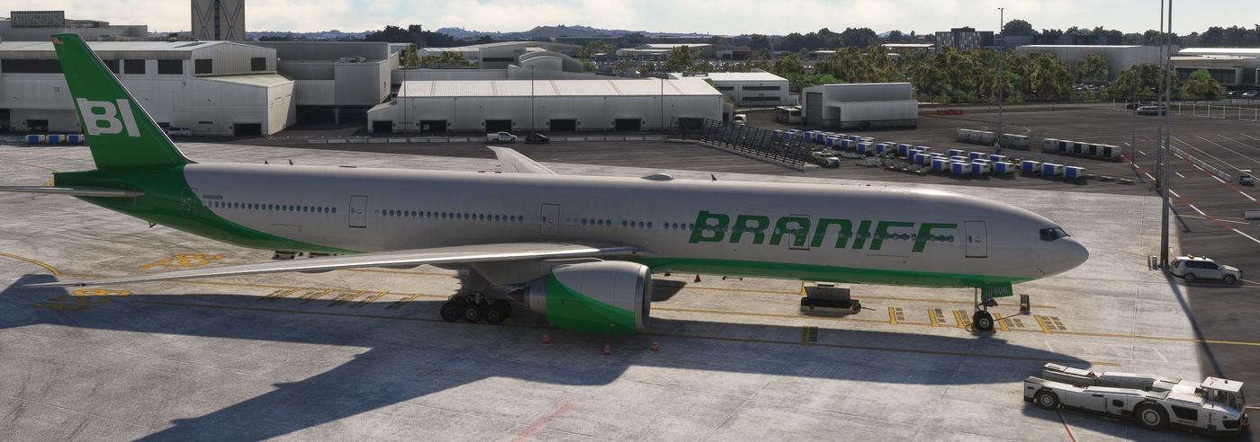 PMDG 777-300ER Braniff livery pack for Microsoft Flight Simulator | MSFS