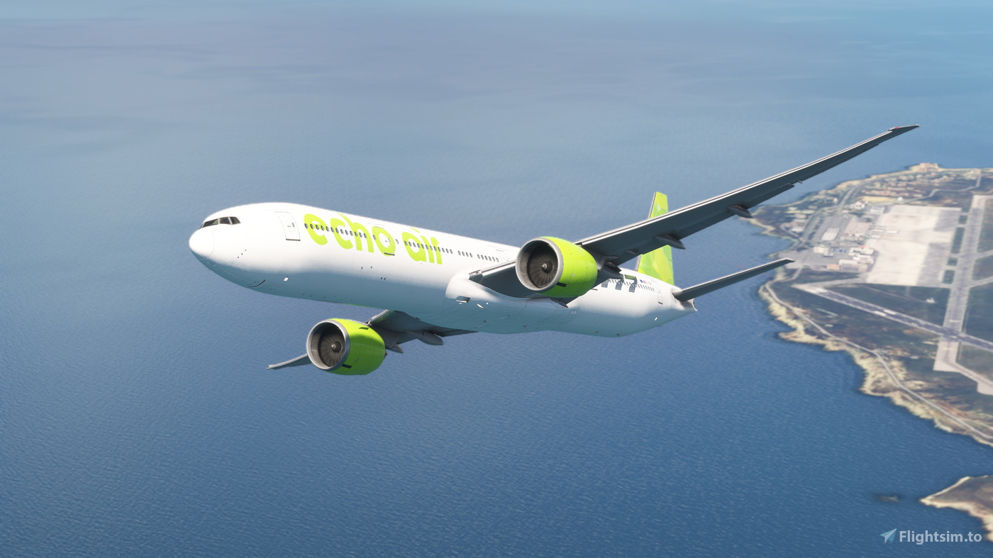 PMDG 777-300ER Echo Air 9H-MIA for Microsoft Flight Simulator | MSFS
