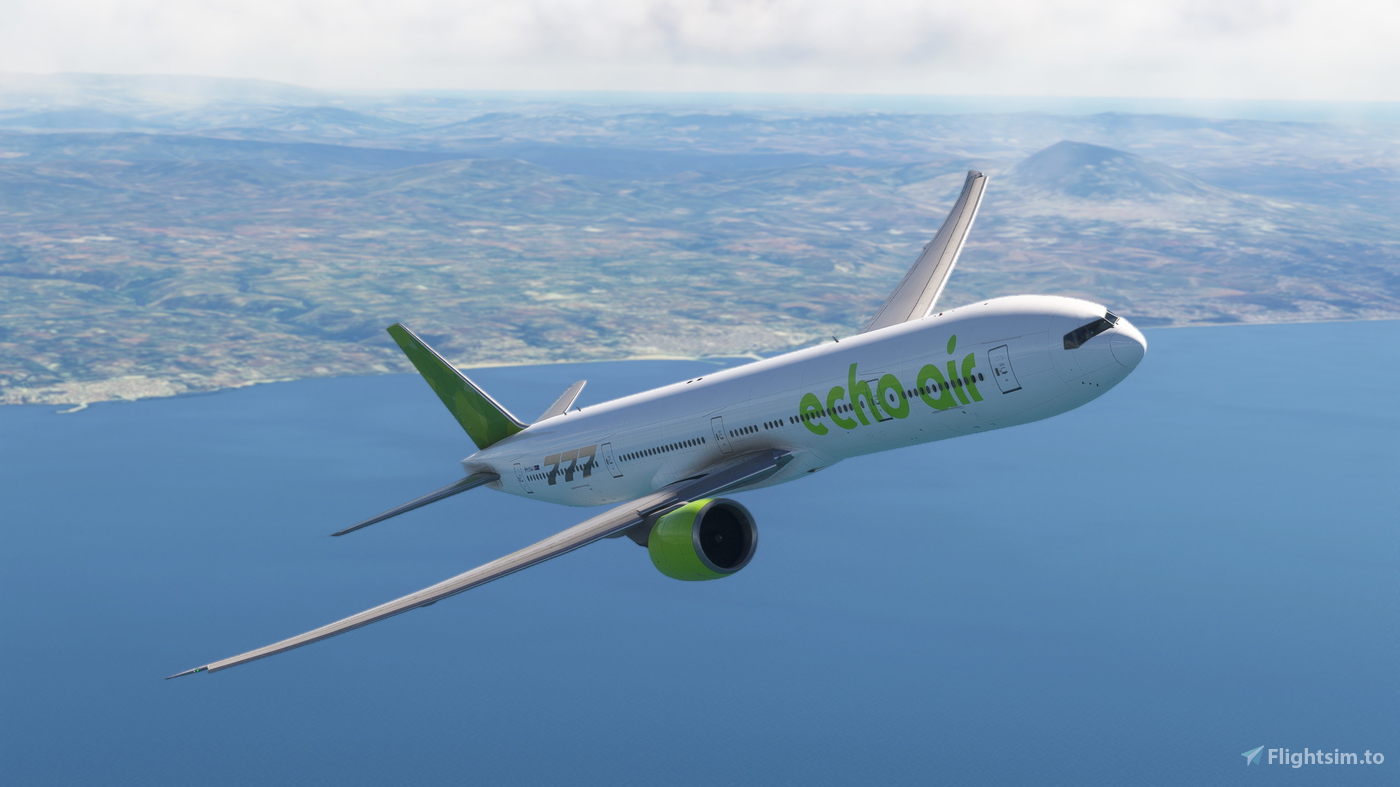 PMDG 777-300ER Echo Air 9H-MIA for Microsoft Flight Simulator | MSFS