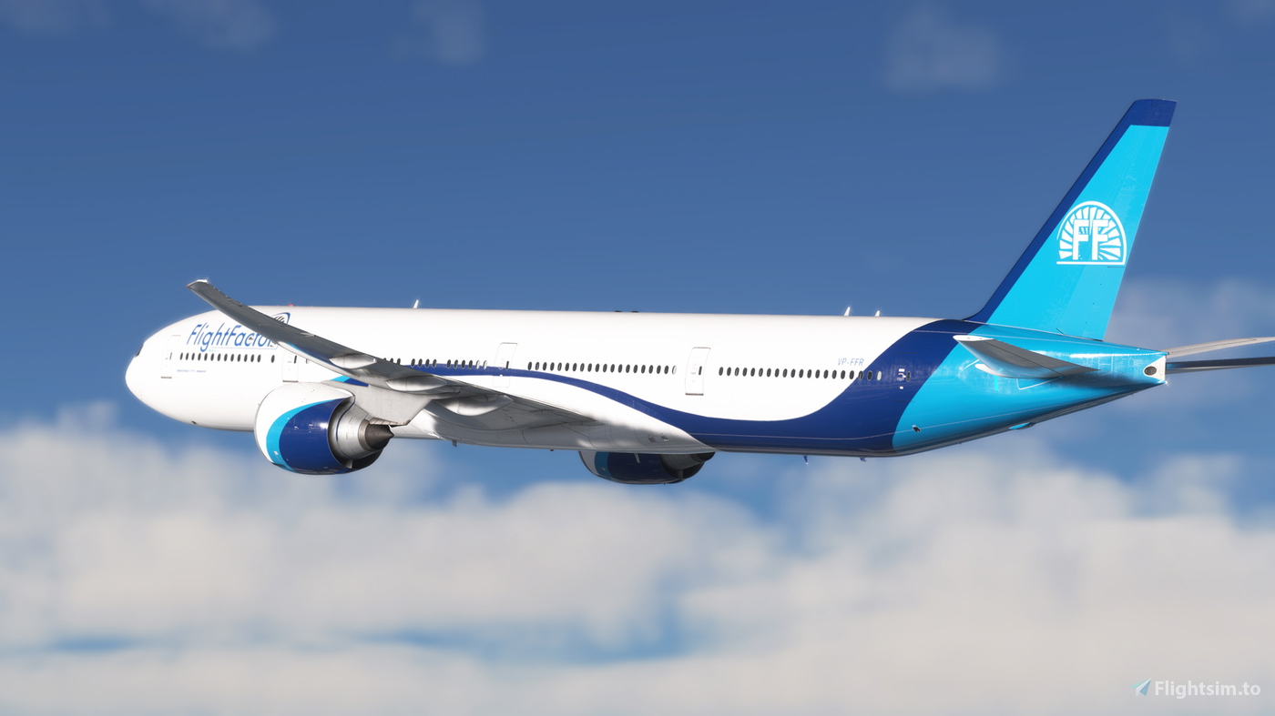 PMDG 777-300ER Flight Factor House Paint for Microsoft Flight Simulator ...