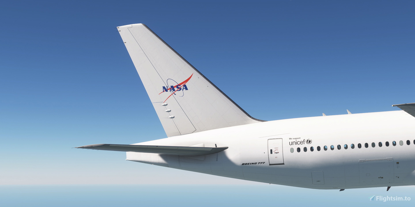 PMDG 777-200ER | NASA (N577NA) 对于 Microsoft Flight Simulator | MSFS