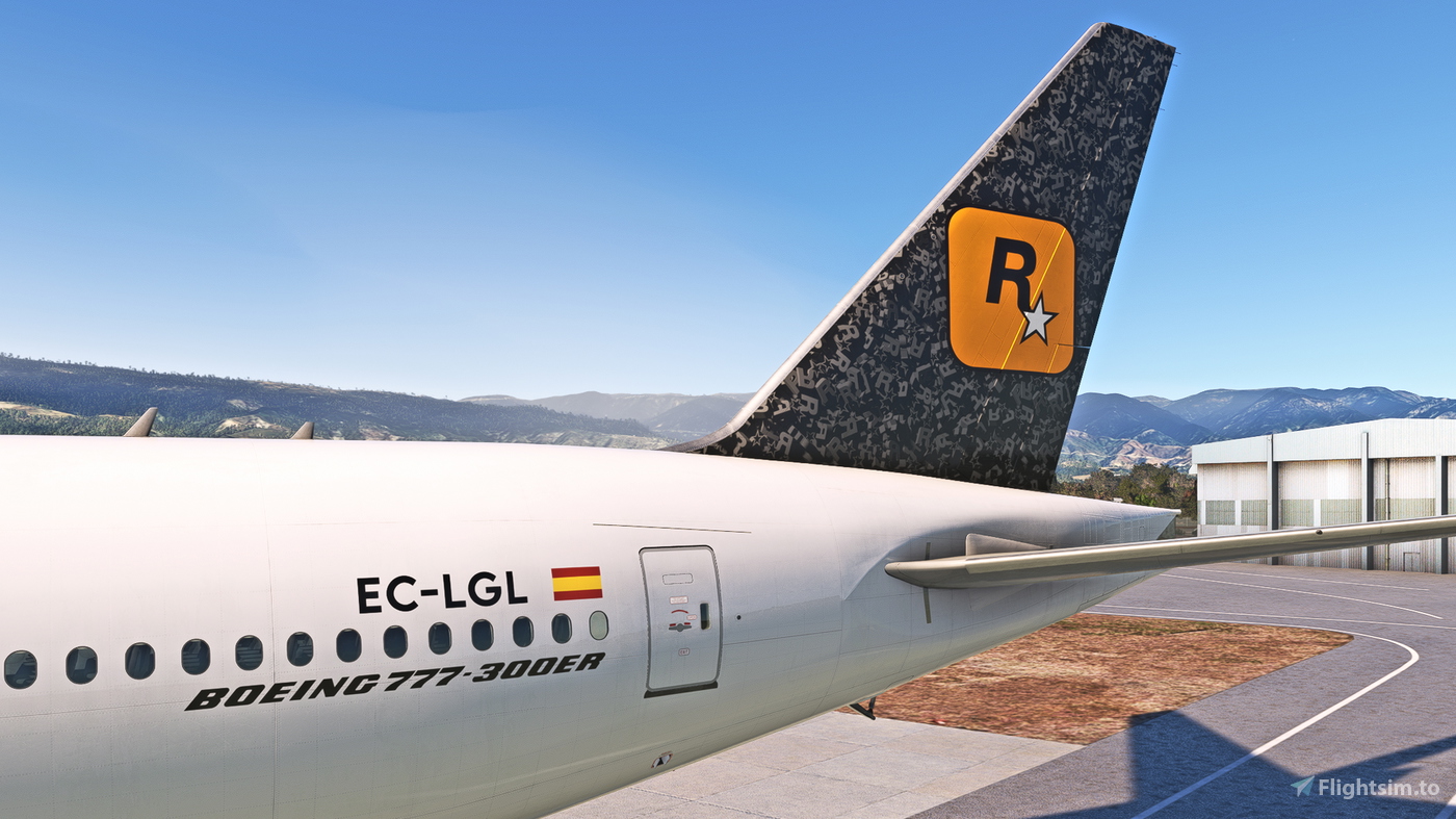 PMDG 777-300ER Rockstar Games (EC-LGL) for Microsoft Flight Simulator ...
