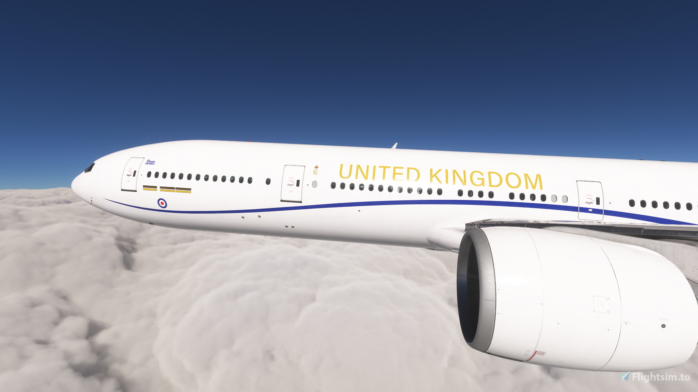 PMDG 777-300ER Royal Air Force Voyager Vespina (ZZ336) for Microsoft Flight Simulator | MSFS