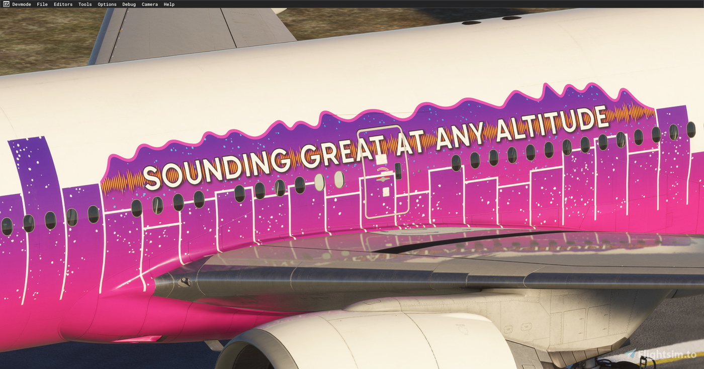 PMDG 777-300ER Sky Blue Radio Livery for Microsoft Flight Simulator | MSFS