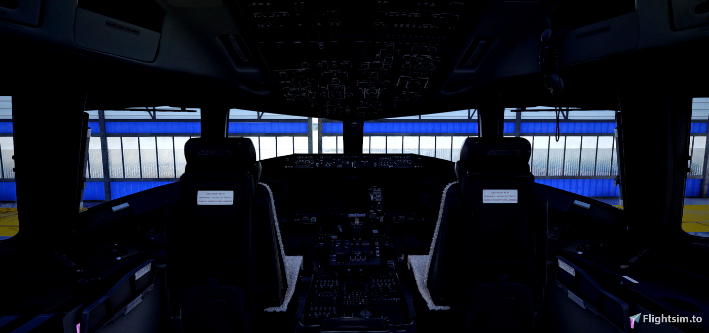 PMDG 777F Freighter Black Cockpit Panels for Microsoft Flight Simulator ...