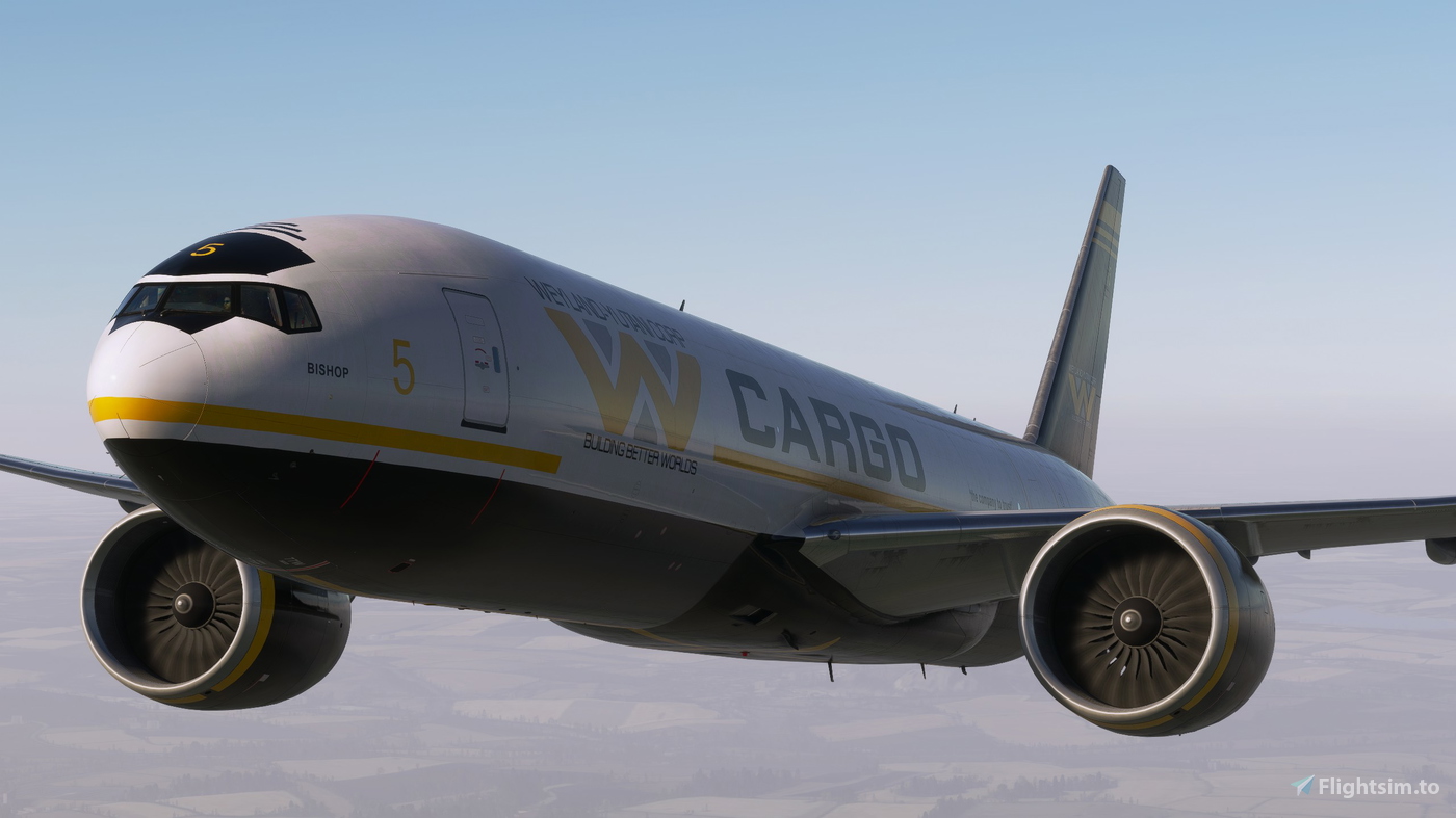 PMDG 777F - Weyland-Yutani Cargo 5 Livery. 8K (Fictional - Alien) for ...