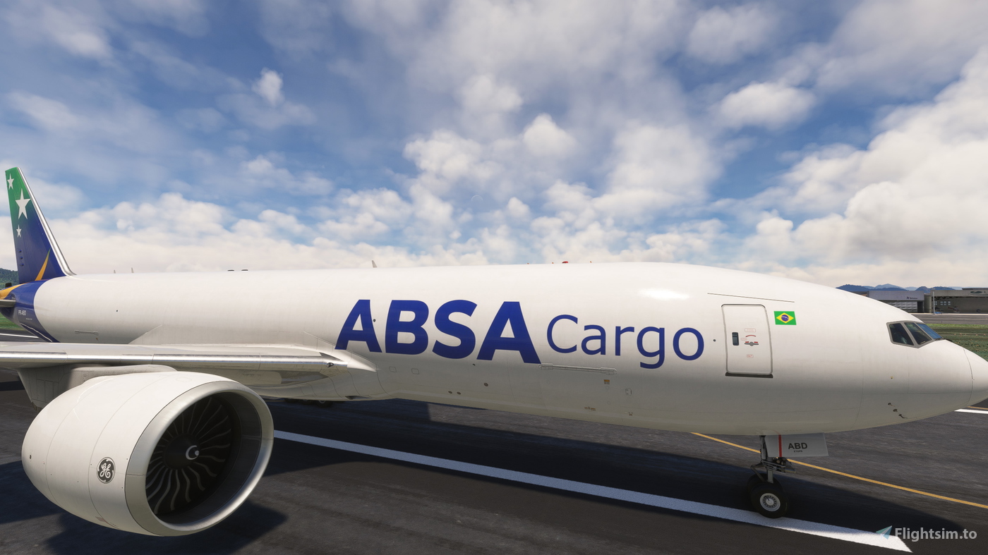 PMDG 777F ABSA Cargo PR-ABD New Colors (Ficticional) für Microsoft ...