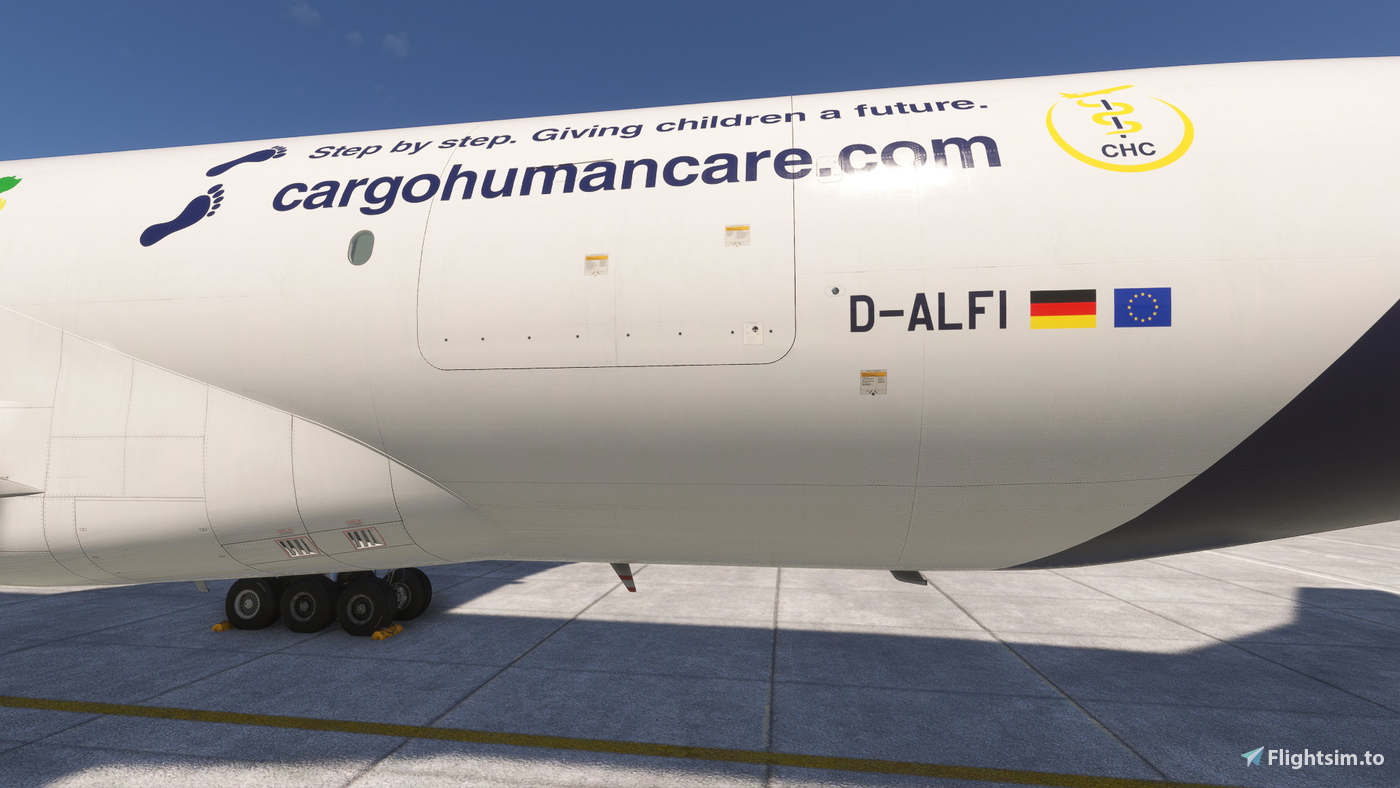 PMDG - 777F - GEC Lufthansa Cargo - D-ALFI | Cargo Human Care for ...
