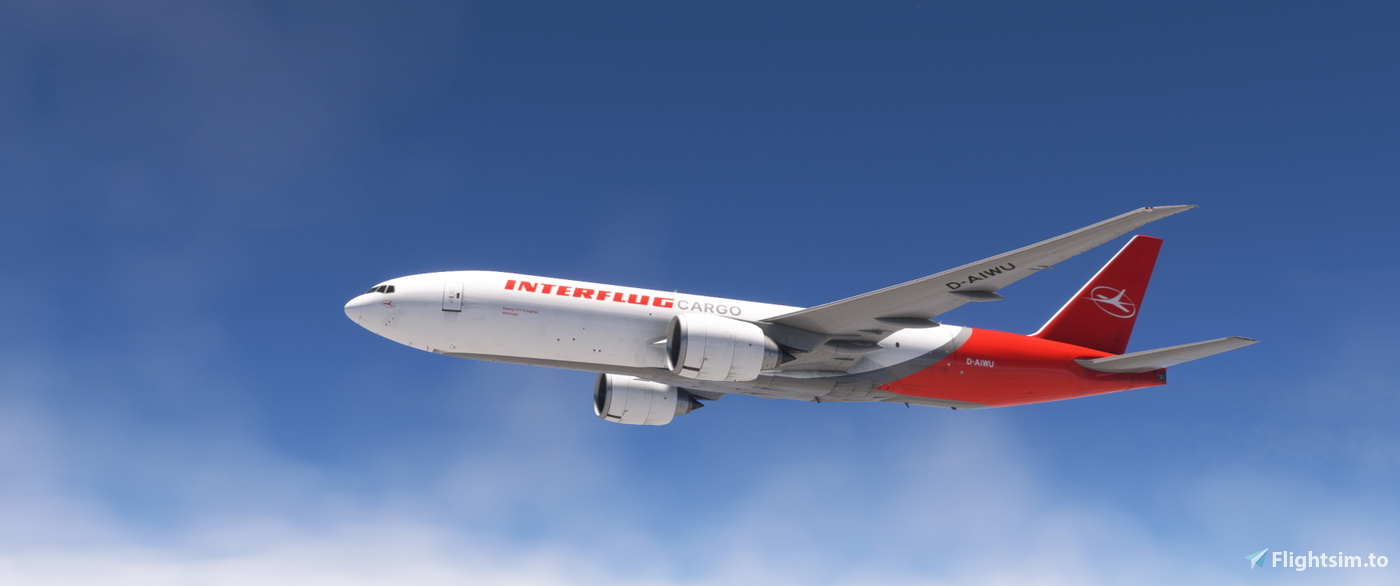 PMDG 777F Interflug Cargo for Microsoft Flight Simulator | MSFS
