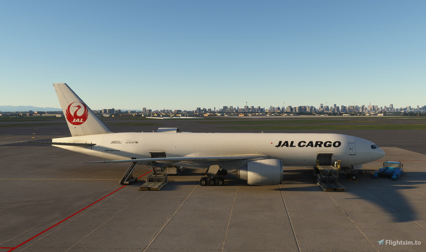 PMDG 777F JALCargo (JA653J - Fictional) for Microsoft Flight Simulator | MSFS