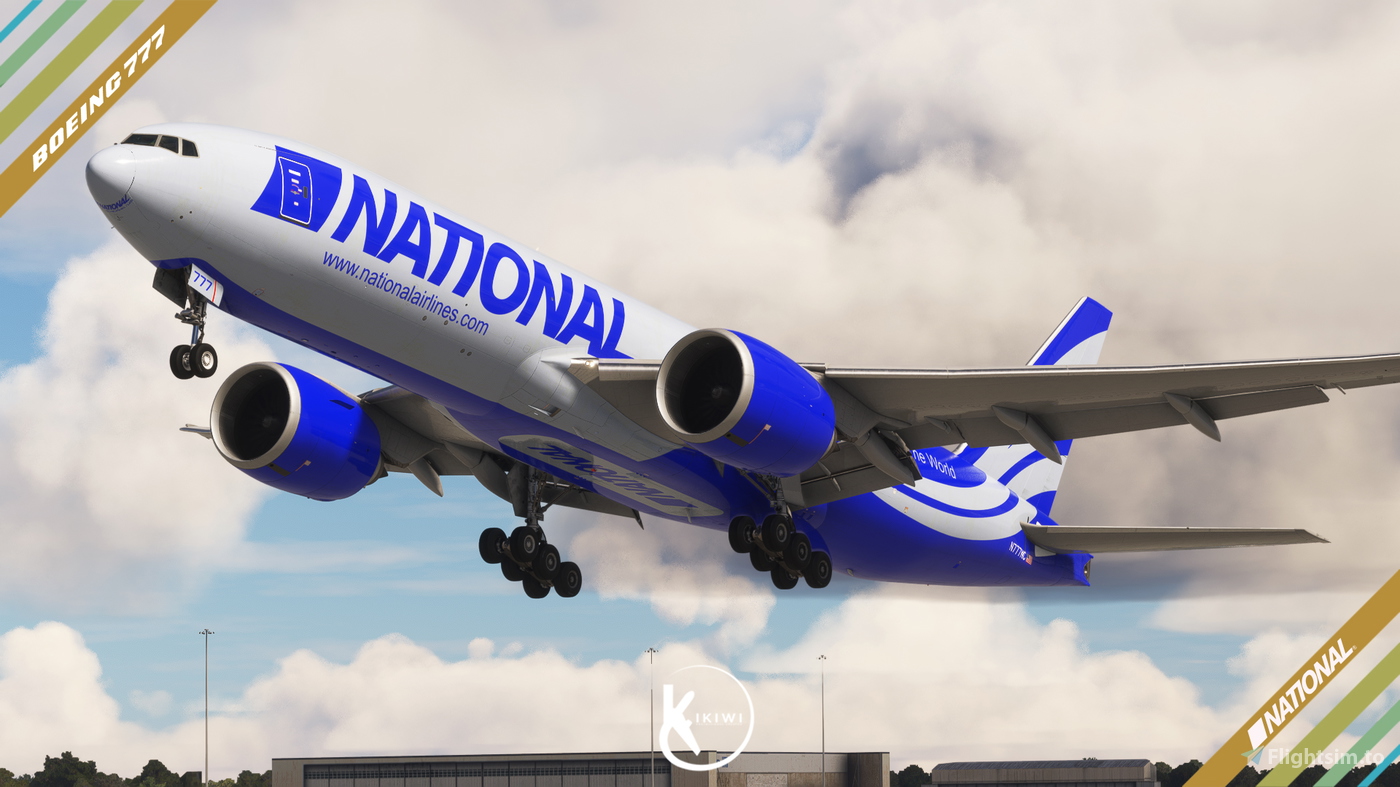 [DISCONTINUED] - PMDG Boeing 777F National Airlines 8K for Microsoft Flight Simulator | MSFS