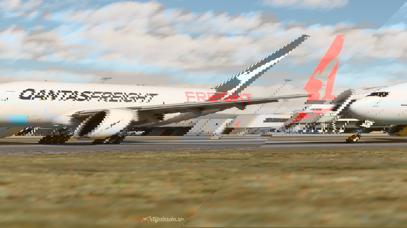 PMDG 777F Qantas Freight VH-EFR 2016 for Microsoft Flight Simulator | MSFS