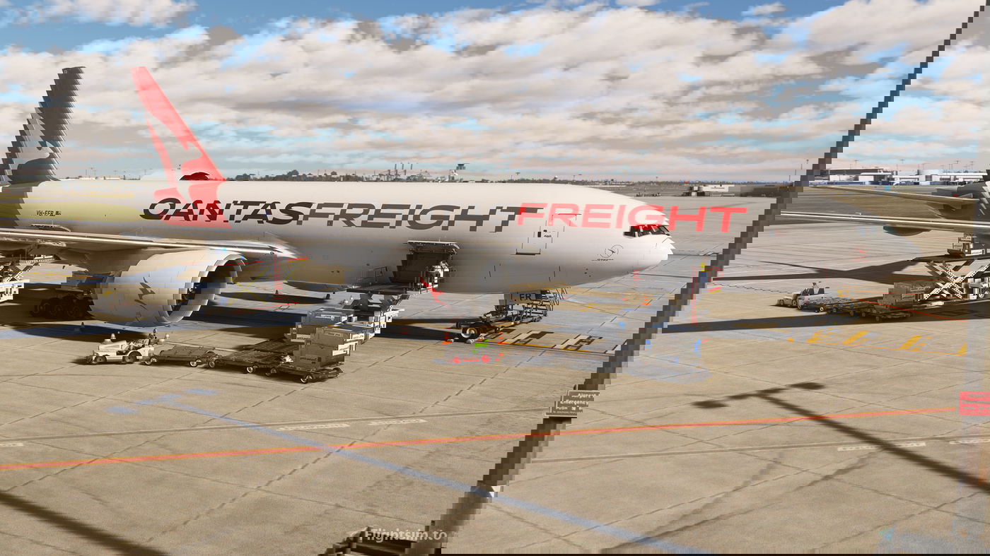 PMDG 777F Qantas Freight VH-EFR 2016 for Microsoft Flight Simulator | MSFS