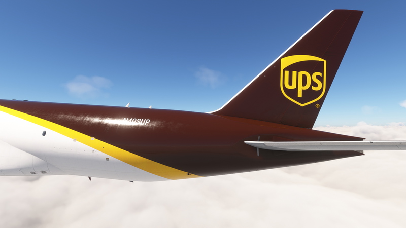 PMDG 777F United Parcel Service - UPS (N408UP) for Microsoft Flight Simulator | MSFS