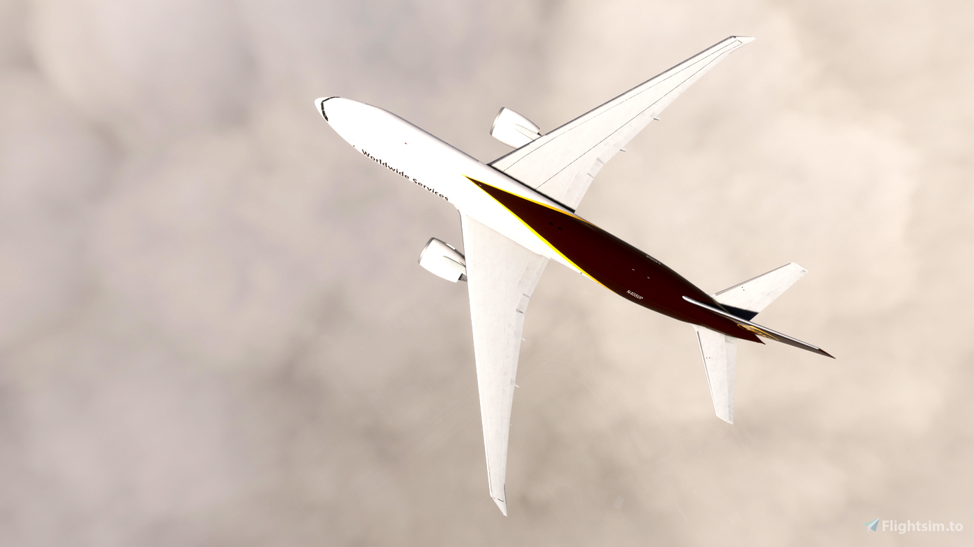 PMDG 777F United Parcel Service - UPS (N408UP) 对于 Microsoft Flight ...