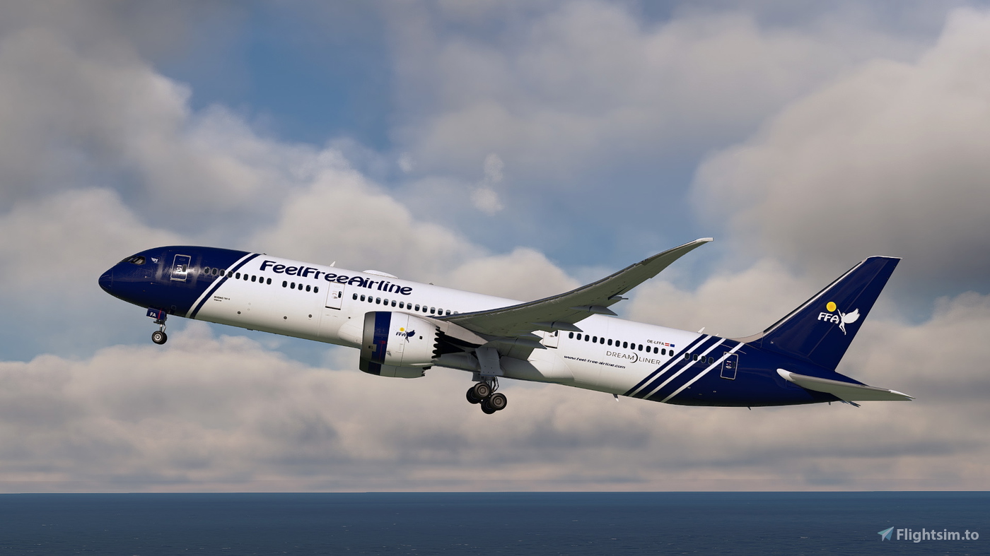 PMDG 77F FeelFreeAirline Cargo Livery 对于 Microsoft Flight Simulator | MSFS