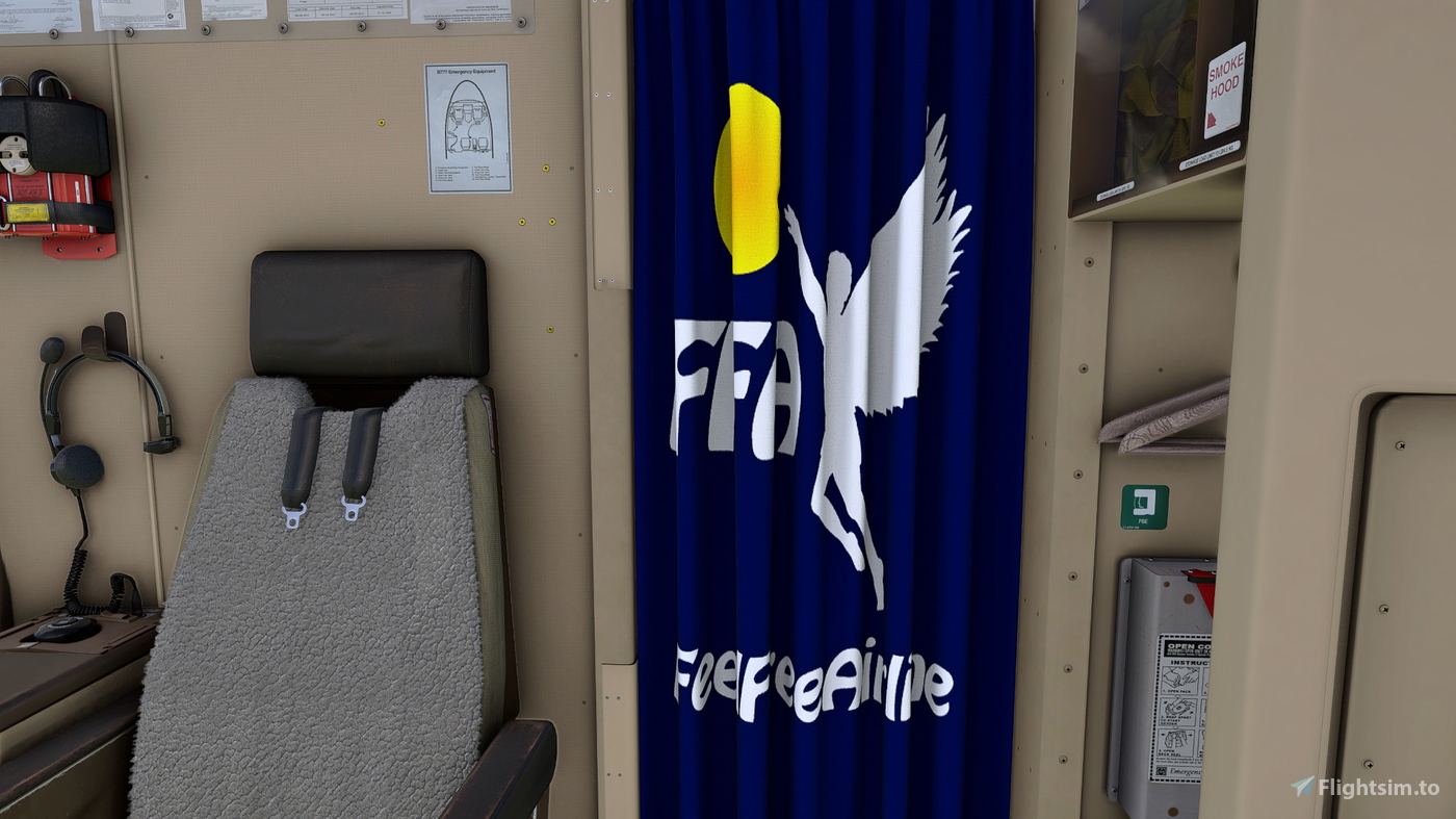 PMDG 77F FeelFreeAirline Cargo Livery for Microsoft Flight Simulator | MSFS