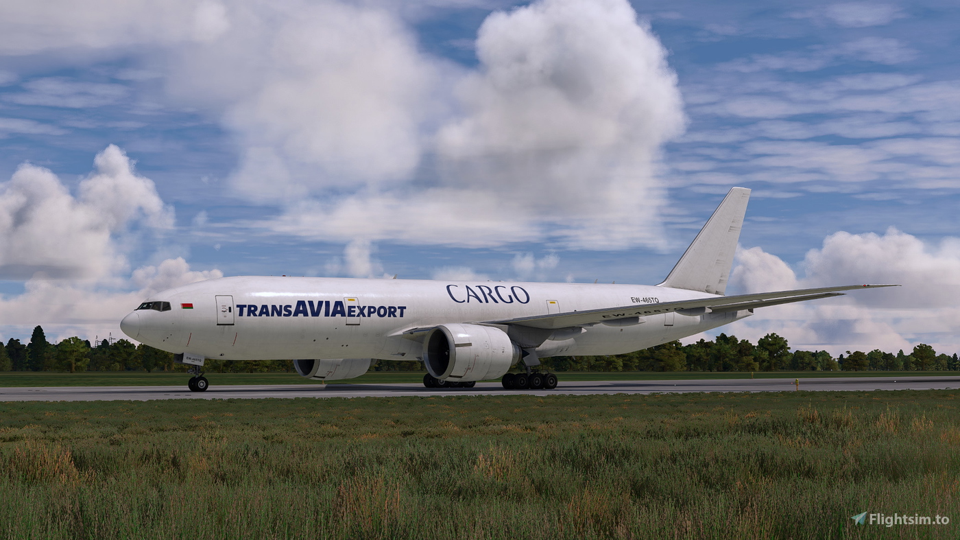 PMDG 77F TransAviaExport Cargo Livery EW-465TQ for Microsoft Flight ...