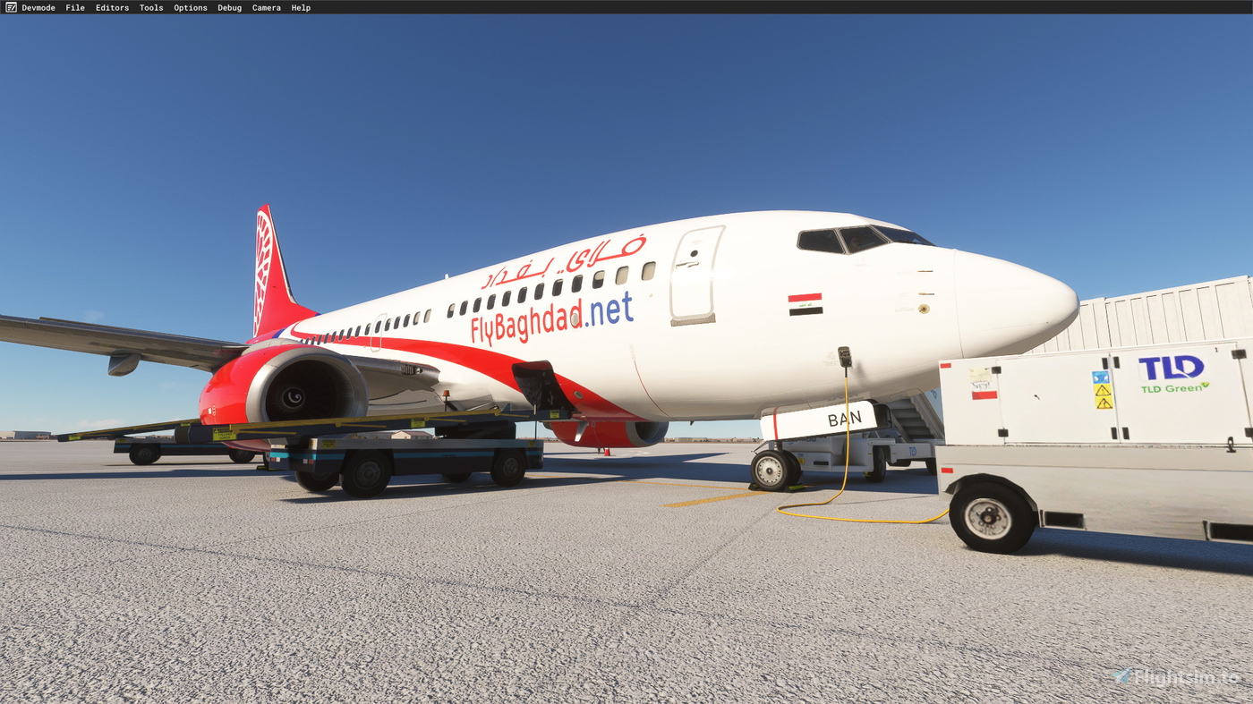PMDG B737-700 Fly Baghdad YI-BAN pour Microsoft Flight Simulator | MSFS