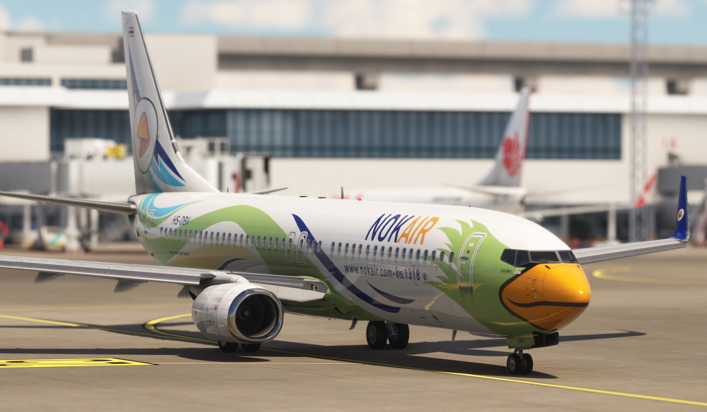 PMDG B737-800 | Nok Air| HS-DBV + HS-DBW + HS-DBX | 4K のために Microsoft ...