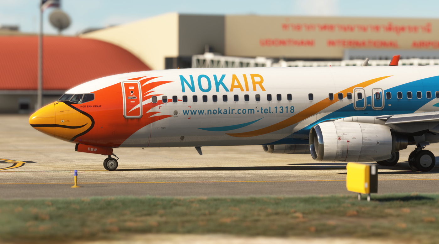 PMDG B737-800 | Nok Air| HS-DBV + HS-DBW + HS-DBX | 4K のために Microsoft ...