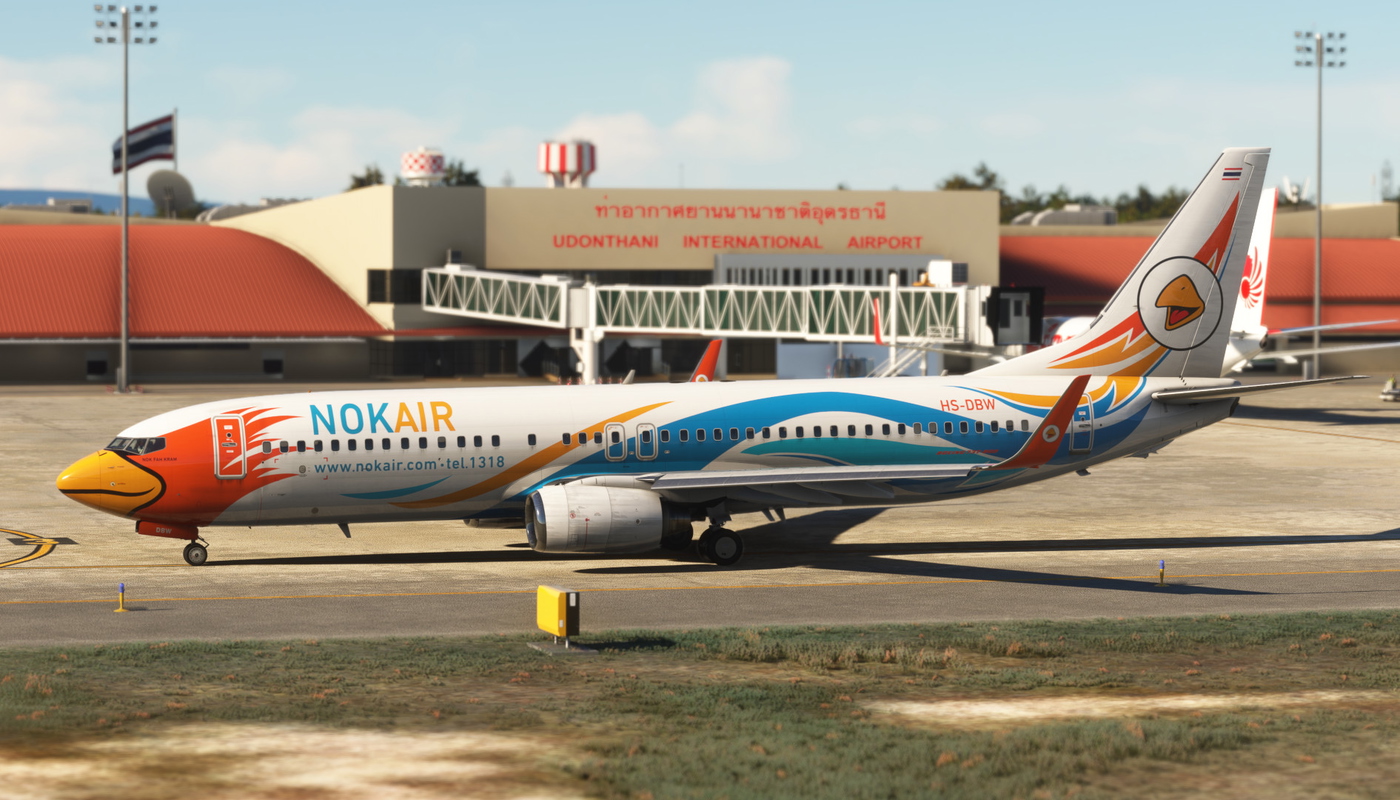PMDG B737-800 | Nok Air| HS-DBV + HS-DBW + HS-DBX | 4K のために Microsoft ...