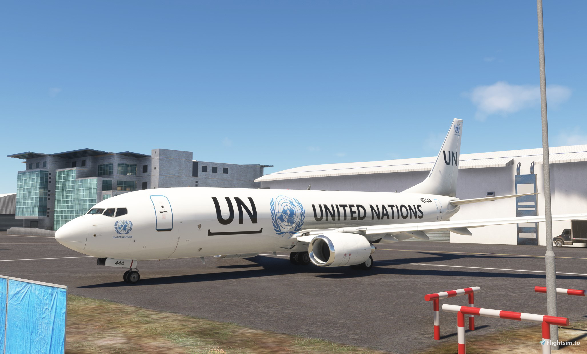 PMDG B737-800BCF United Nations livery (cargo) - MSFS Add-on - Flightsim.to