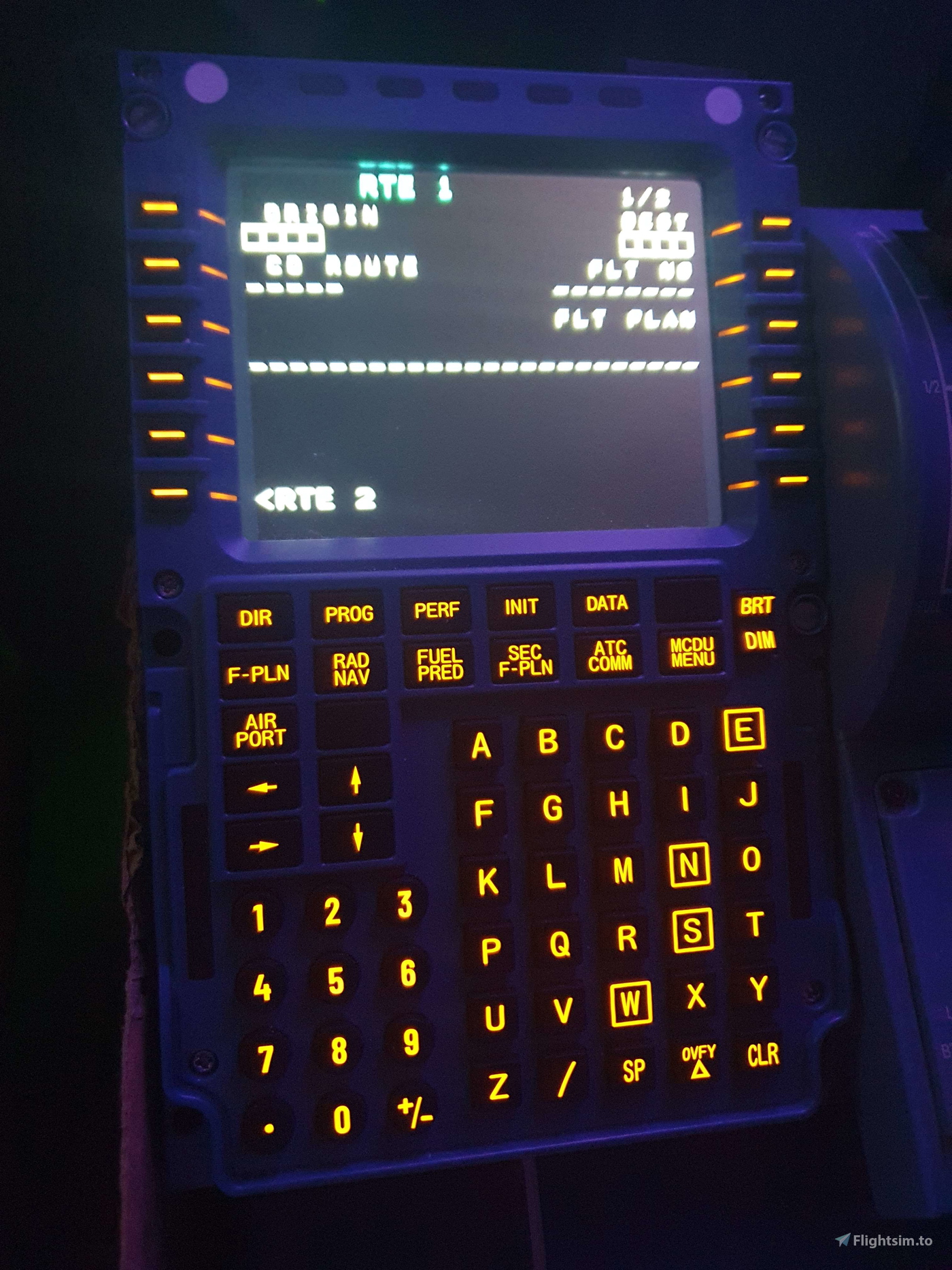 PMDG B737 NG MCDU MobiFlight Profile for Microsoft Flight Simulator | MSFS