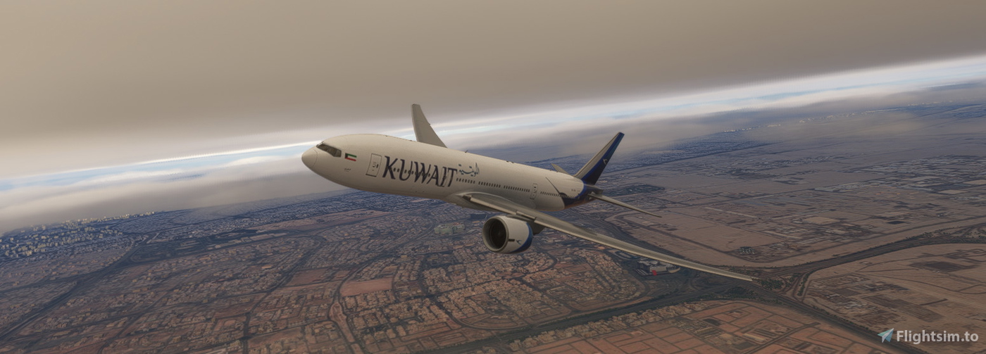 PMDG B777-200ER | Kuwait Airways 9K-AOA | Old & New Livery | Fictional for Microsoft Flight ...