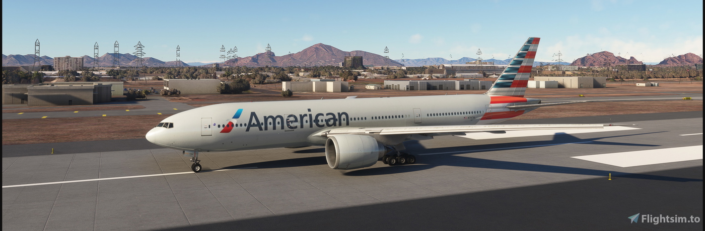 PMDG B777-200LR | American Airlines | Fictional | Requested pour ...