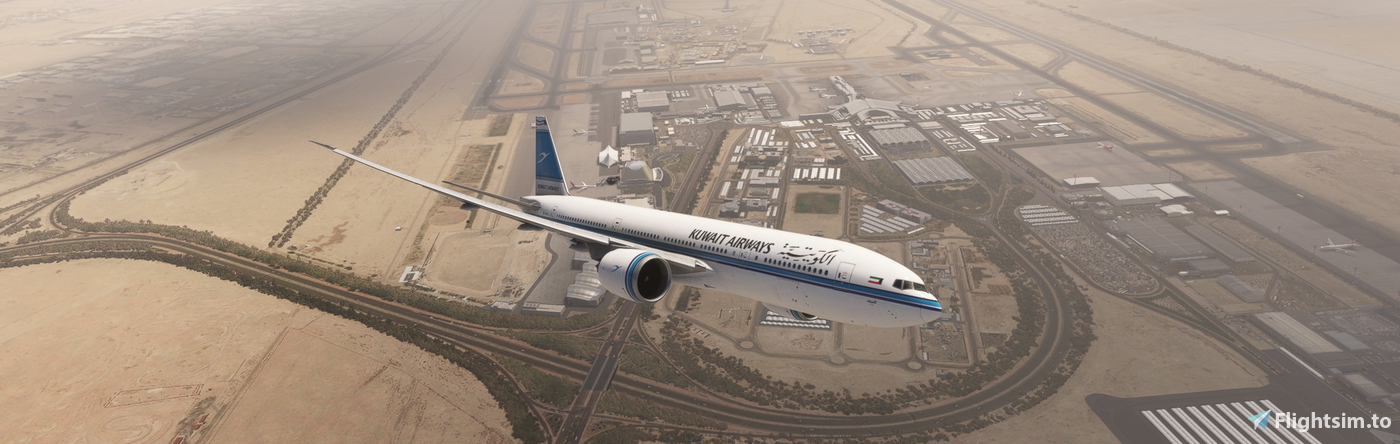 PMDG B777-200LR | Kuwait Airways (Old Livery) | Fictional | Requested ...