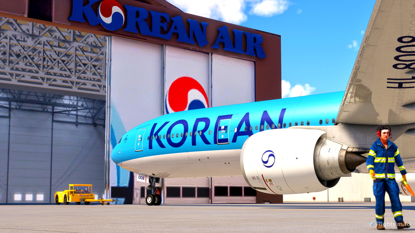 Threads - [PMDG B777-300ER] Korean Air New Livery #2 - HL8008 for ...