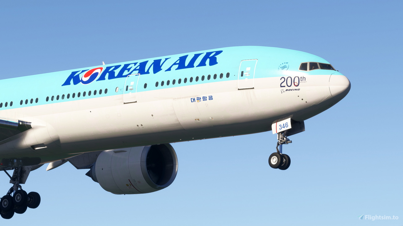 PMDG B777-300ER Korean Air Old Livery Package (Includes Special Liveries) for Microsoft Flight ...