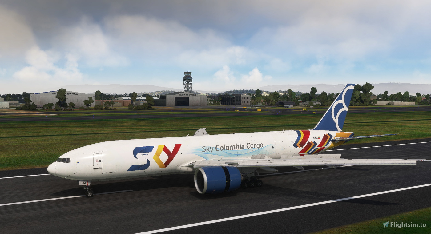 (PMDG B77F) Sky Colombia (8K) N114SK (VA) for Microsoft Flight ...