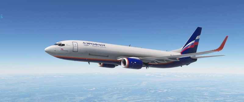 PMDG Boeing 737-800 BCF- Aeroflot のために Microsoft Flight Simulator | MSFS