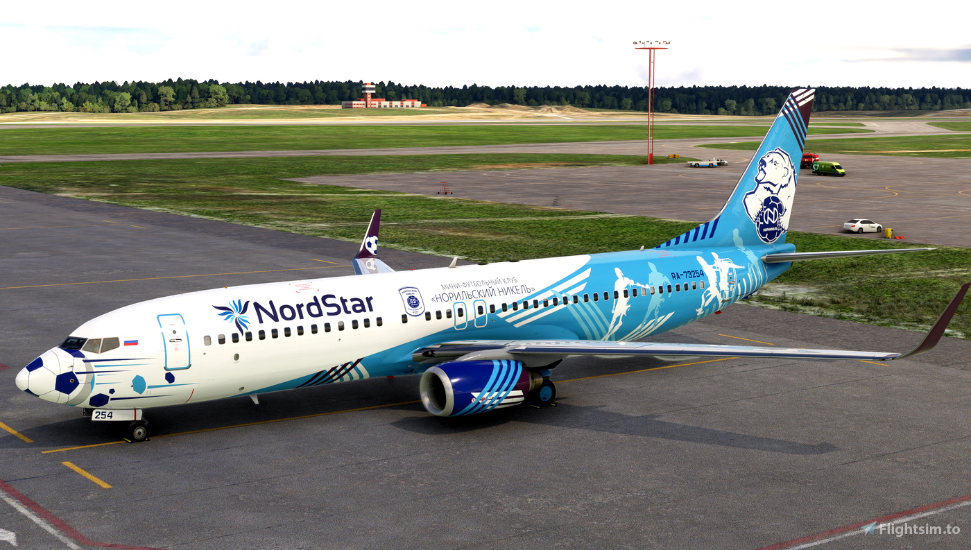 PMDG Boeing 737-800 NordStar RA-73254 MFC "Norilskiy Nickel" for ...