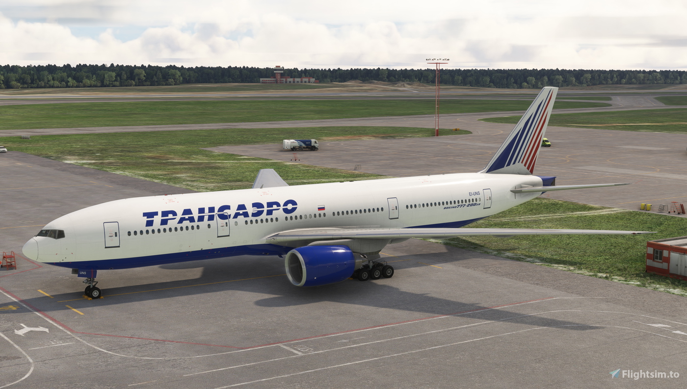 PMDG Boeing 777-200ER Transaero Pack for Microsoft Flight Simulator | MSFS