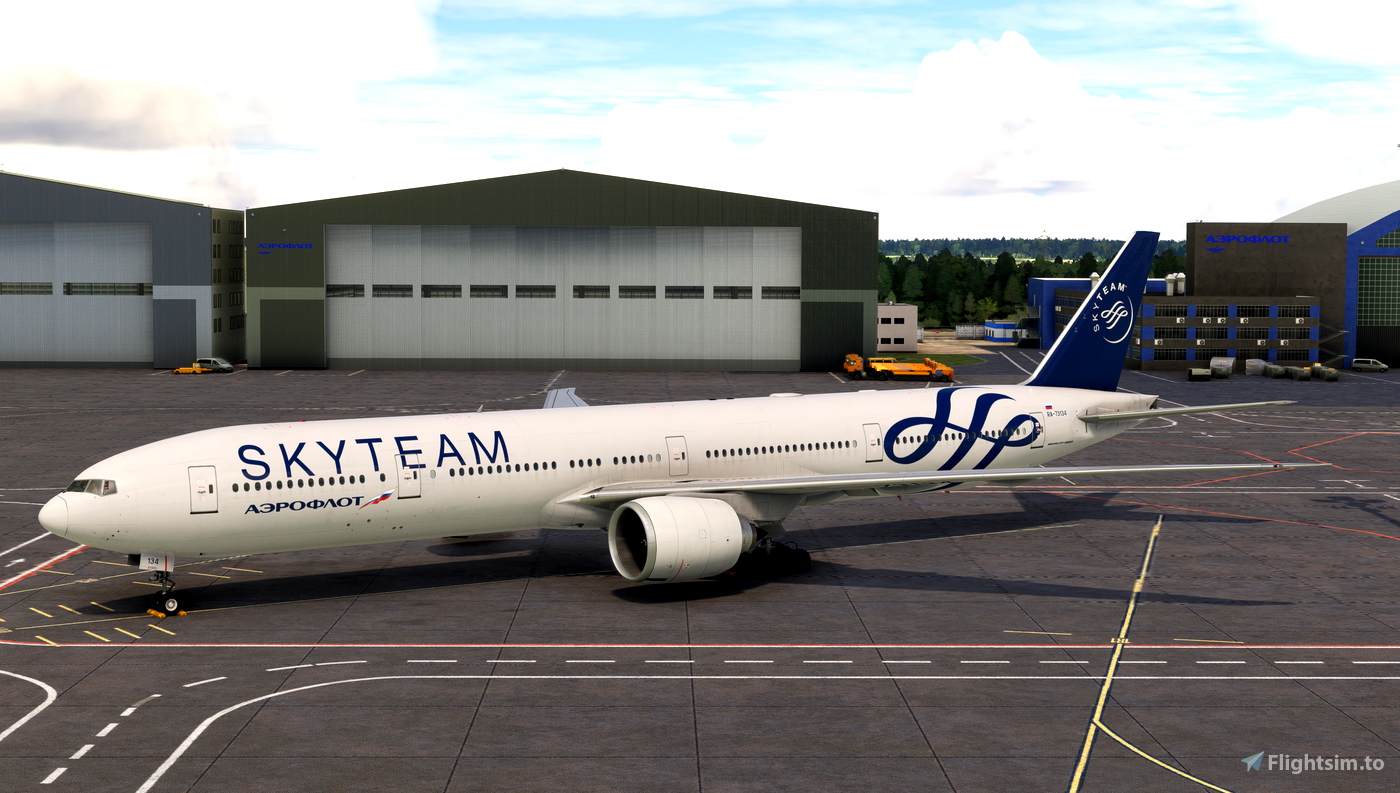 Threads - PMDG Boeing 777-300ER Aeroflot RA-73134 SkyTeam para ...