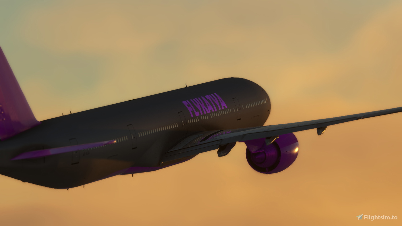 PMDG Boeing 77W VAC "FlyKatya"International livery for Microsoft Flight ...