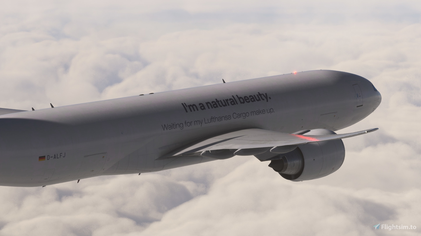 PMDG Boeing B777F Lufthansa Cargo Natural Beauty | 4K for Microsoft ...