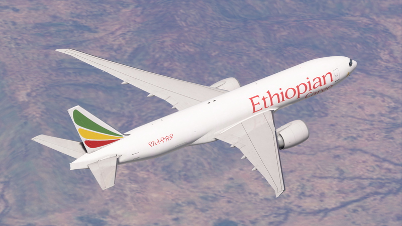 PMDG Boeing B777F Ethiopian Cargo | 4K for Microsoft Flight Simulator ...