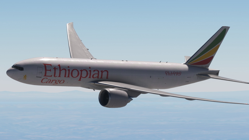 PMDG Boeing B777F Ethiopian Cargo | 4K for Microsoft Flight Simulator ...