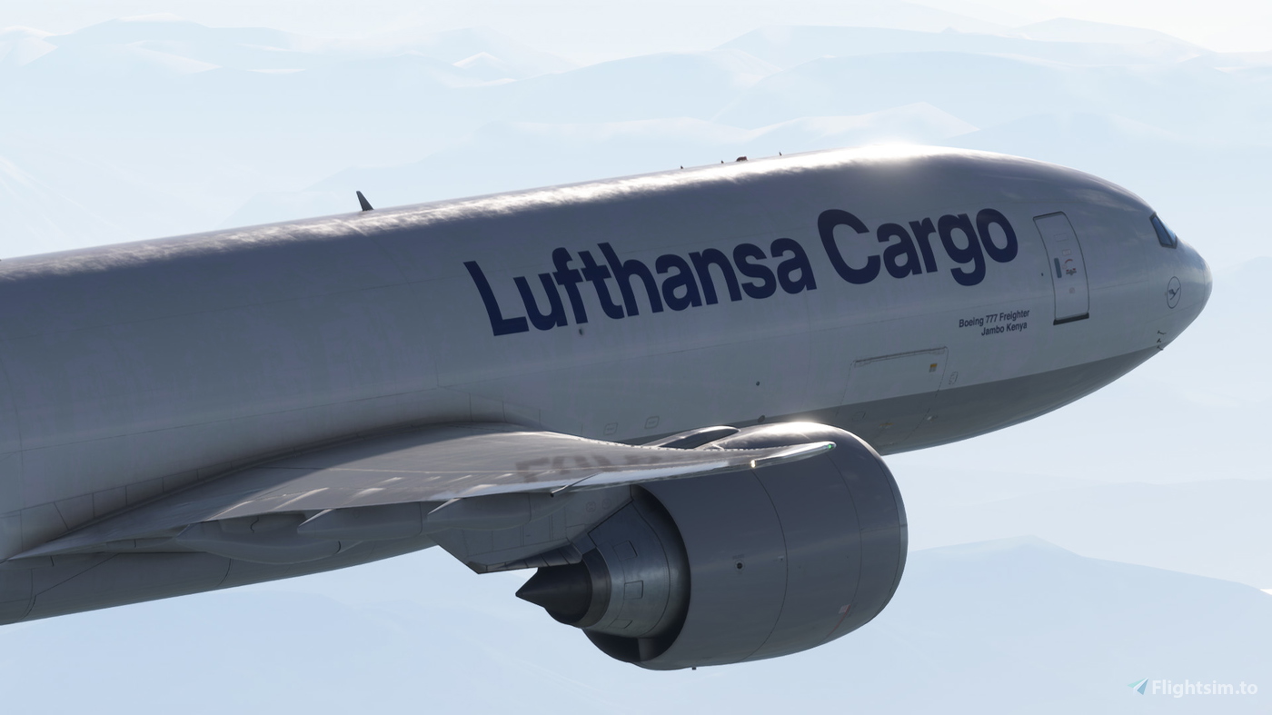 PMDG Boeing B777F Lufthansa Cargo Old Livery Pack | 4K voor Microsoft ...