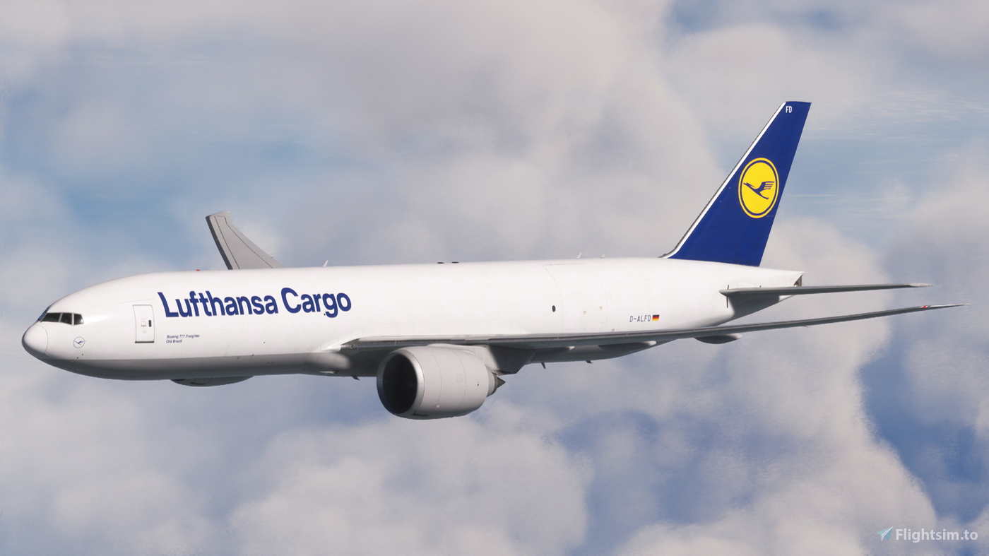 PMDG Boeing B777F Lufthansa Cargo Old Livery Pack | 4K for Microsoft Flight Simulator | MSFS