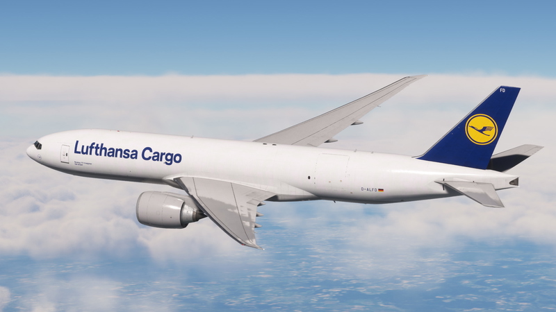 PMDG Boeing B777F Lufthansa Cargo Old Livery Pack | 4K für Microsoft ...