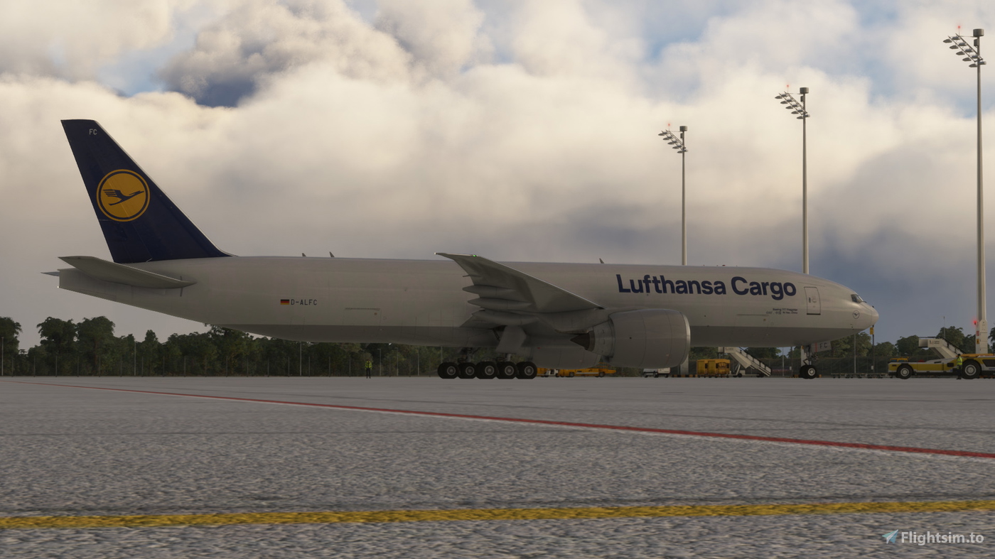 PMDG Boeing B777F Lufthansa Cargo Old Livery Pack | 4K for Microsoft ...